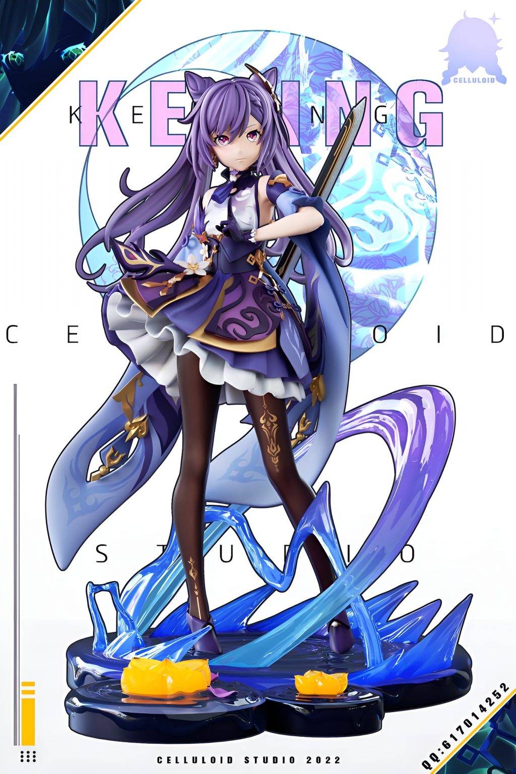 Keqing ganha figure inspirada no jogo Genshin Impact